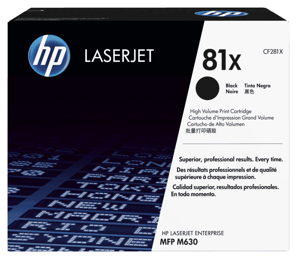 Toner HP 81X Negro (CF281X) – CyberMarket